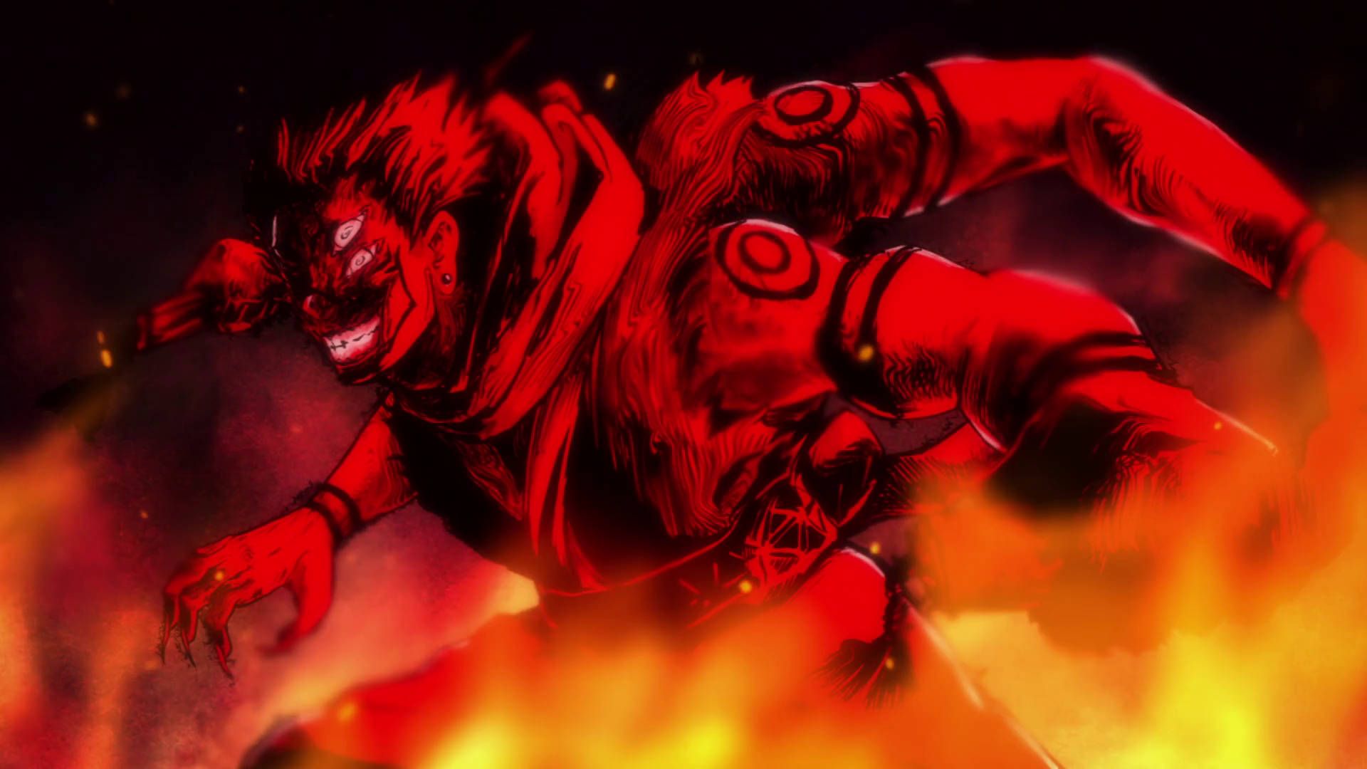 Sukuna Fire Wallpapers - Top Free Sukuna Fire Backgrounds - WallpaperAccess