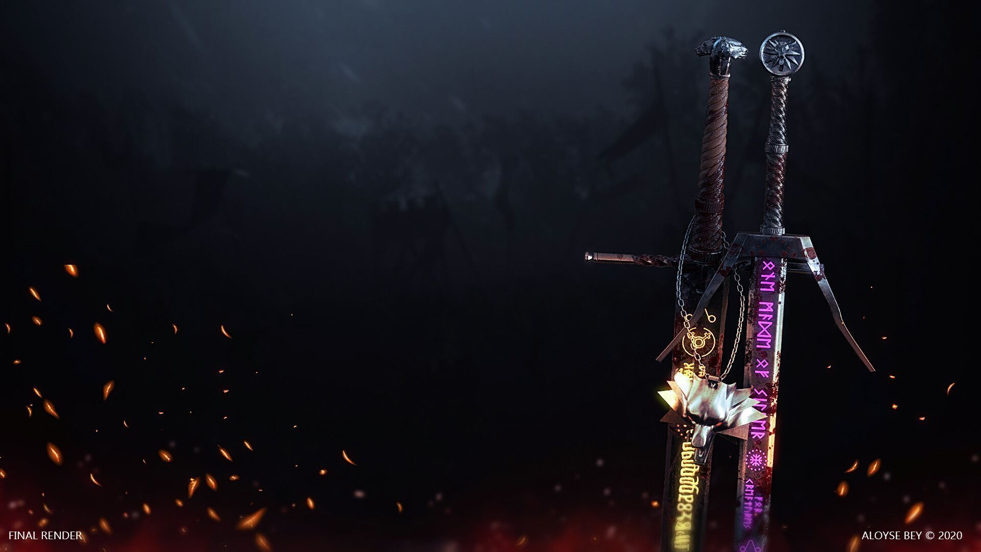 Witcher Sword Wallpapers - Top Free Witcher Sword Backgrounds ...