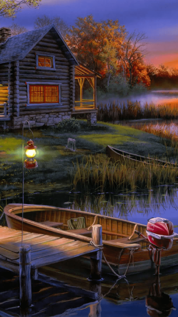 Lake Cabin Wallpapers - Top Free Lake Cabin Backgrounds - WallpaperAccess