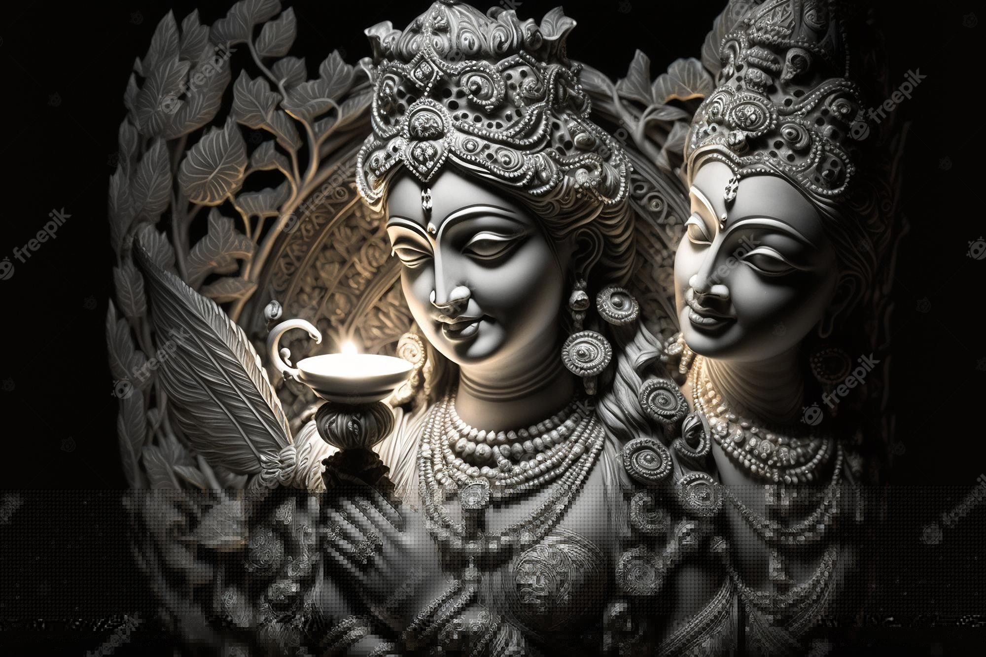 Radha Krishna Black Wallpapers - Top Free Radha Krishna Black ...