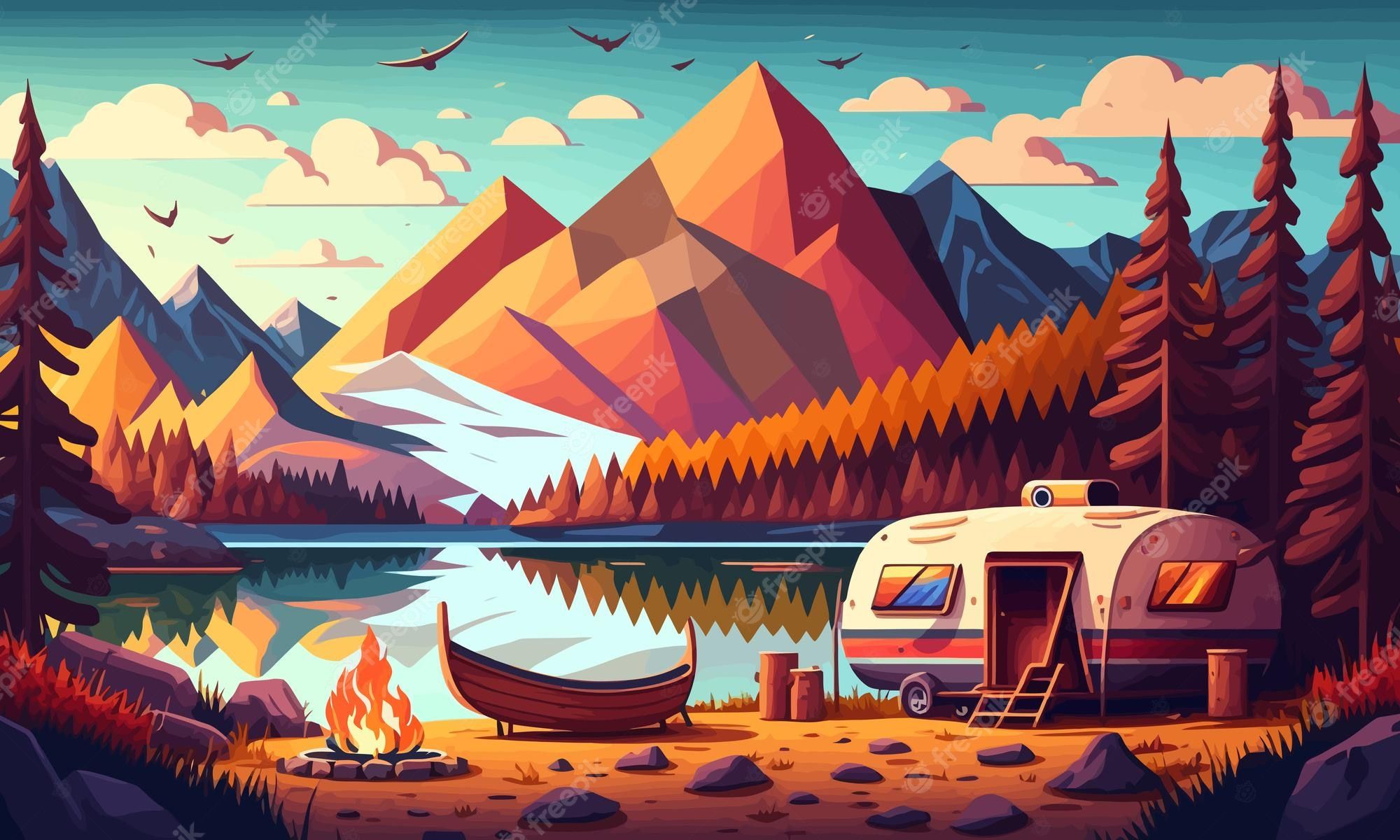 Camper Camping Wallpapers - Top Free Camper Camping Backgrounds ...