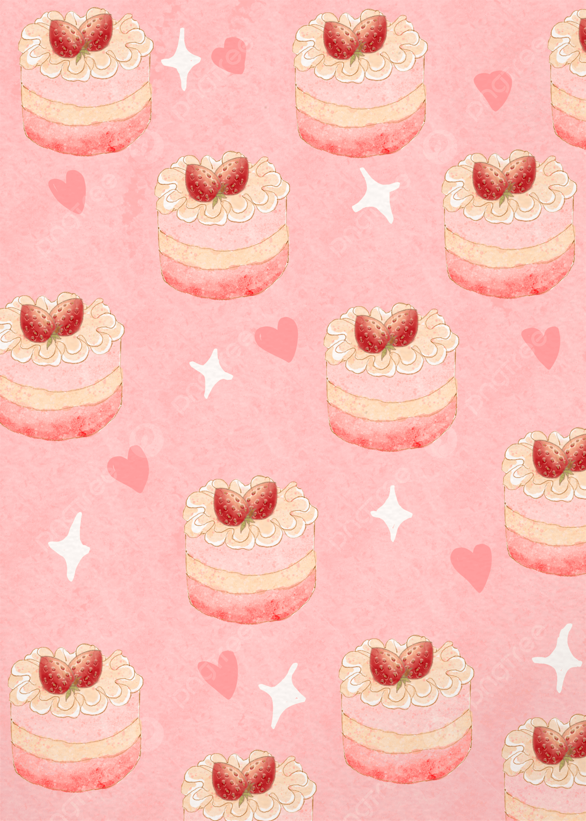 Strawberry Cake Wallpapers - Top Free Strawberry Cake Backgrounds ...