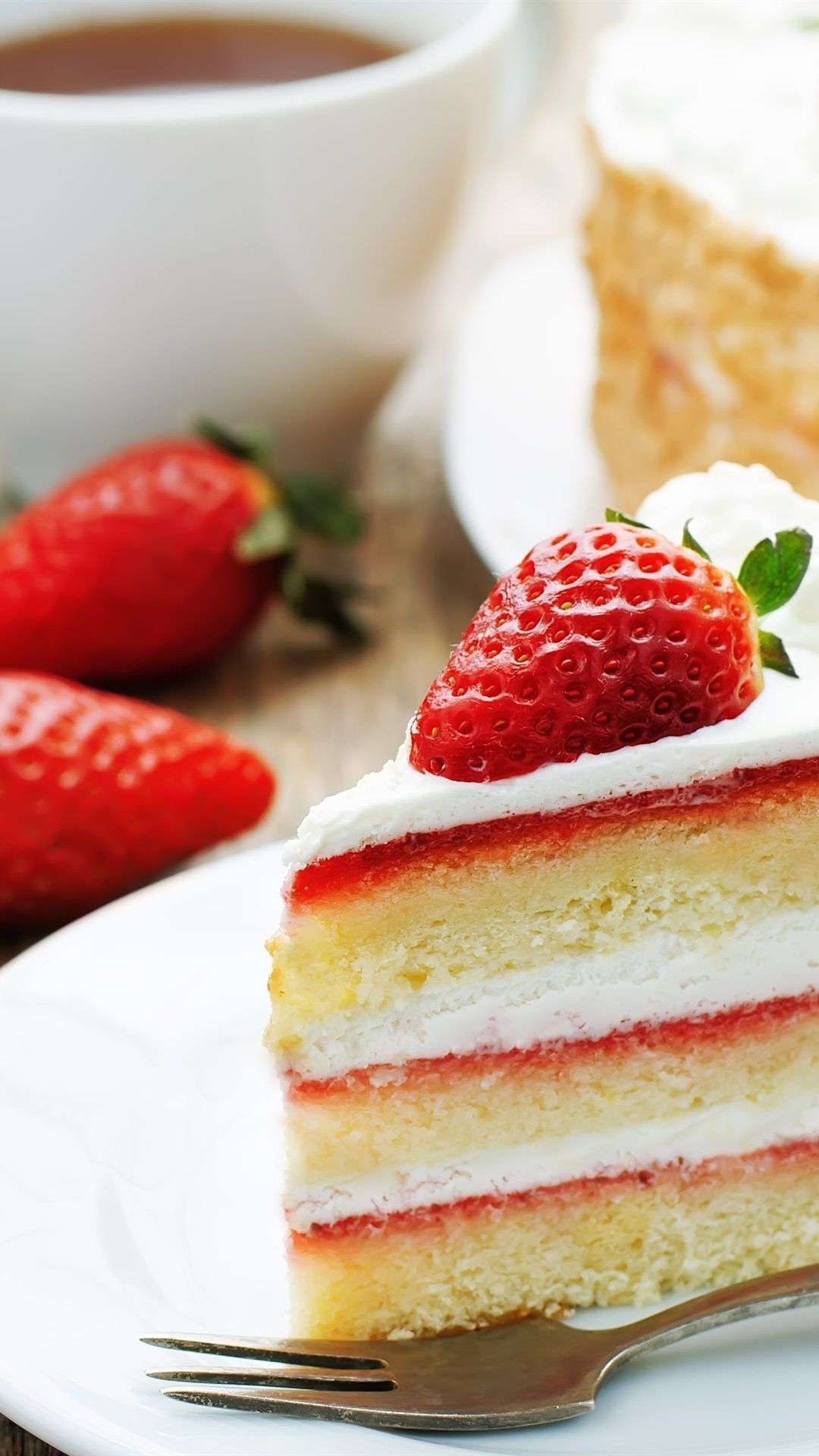 Strawberry Cake Wallpapers - Top Free Strawberry Cake Backgrounds ...