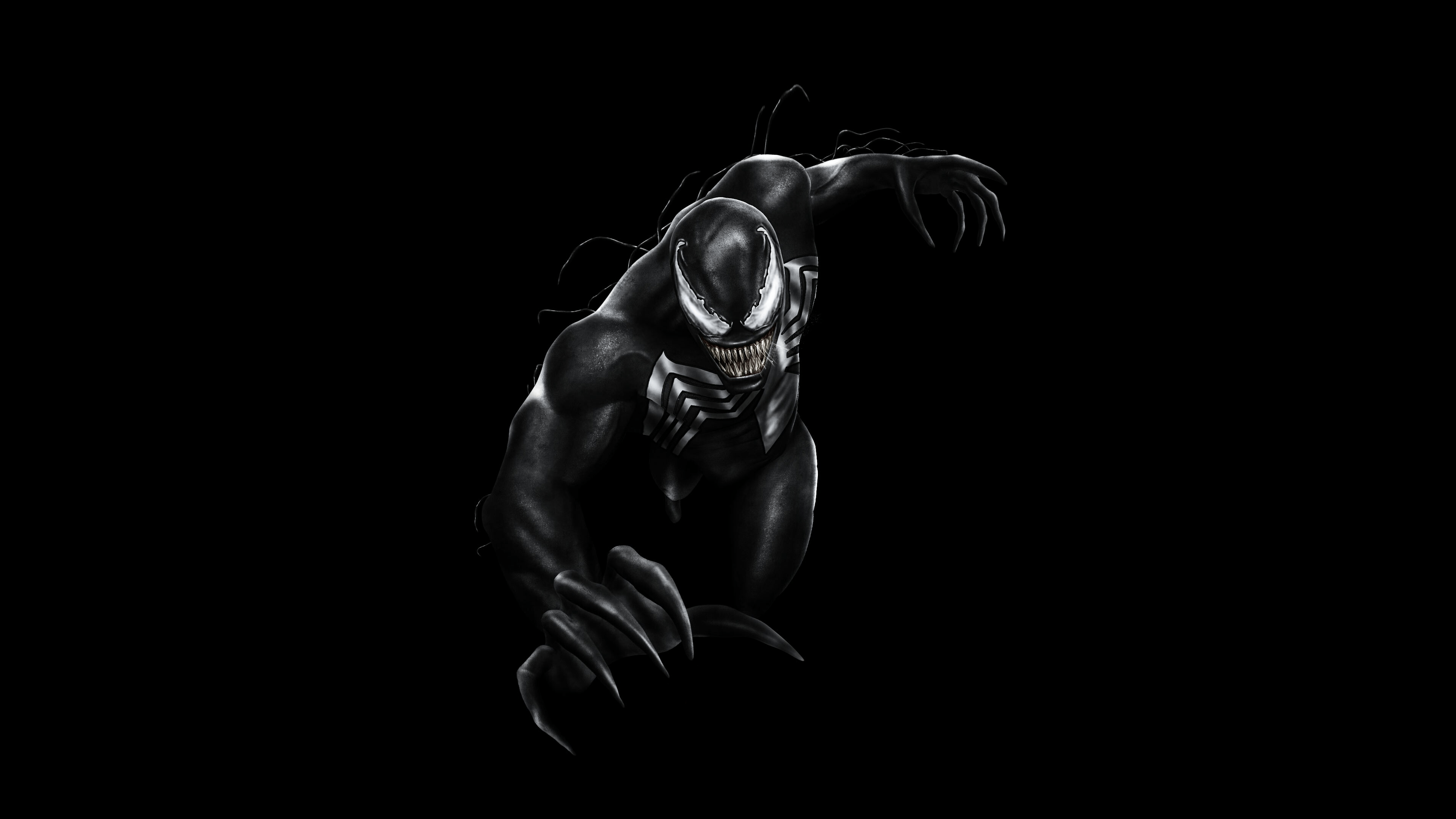 Venom Dark Wallpapers - Top Free Venom Dark Backgrounds - WallpaperAccess