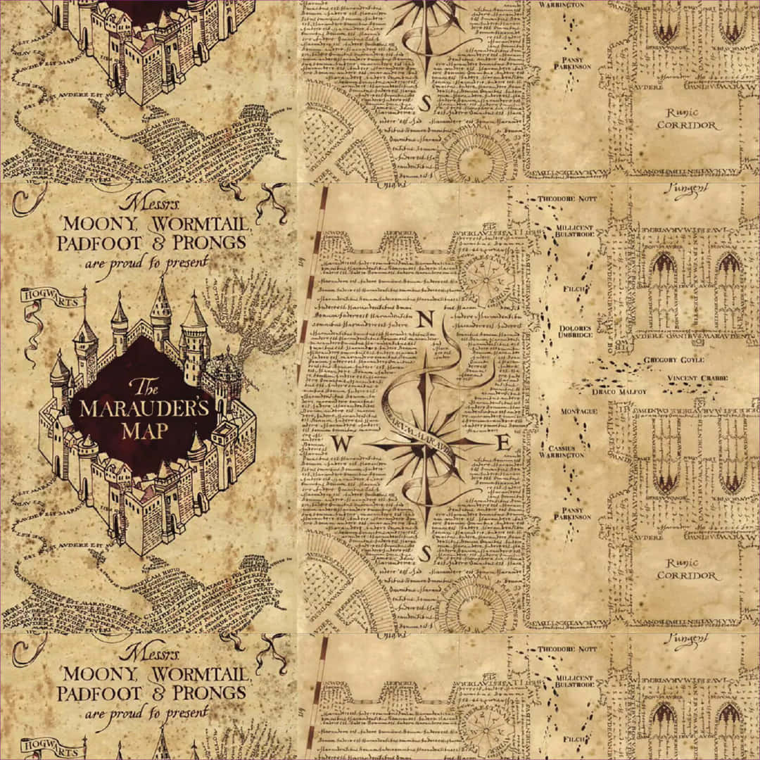 Hogwarts Map Wallpapers - Top Free Hogwarts Map Backgrounds ...