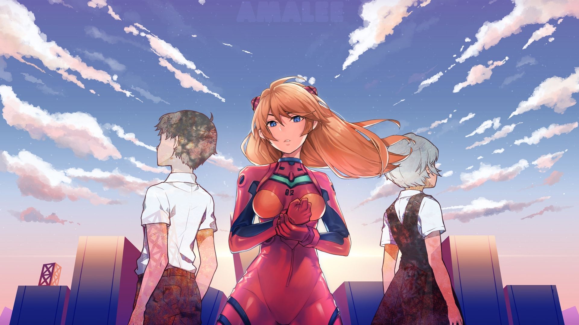 Asuka Evangelion Wallpapers - Top Free Asuka Evangelion Backgrounds ...