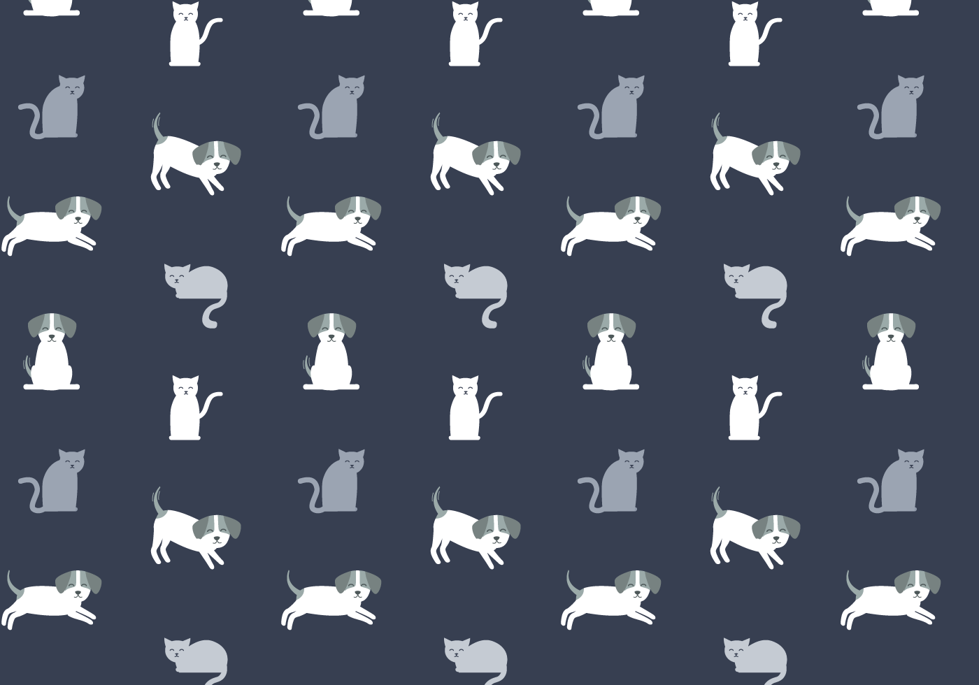 Cat Pattern Wallpapers - Top Free Cat Pattern Backgrounds - WallpaperAccess