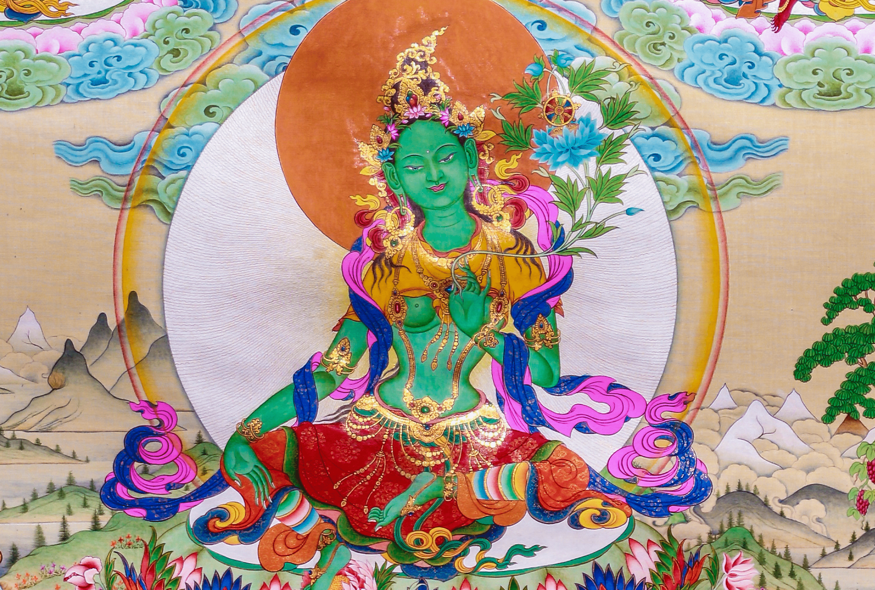 Green Tara Wallpapers - Top Free Green Tara Backgrounds - WallpaperAccess