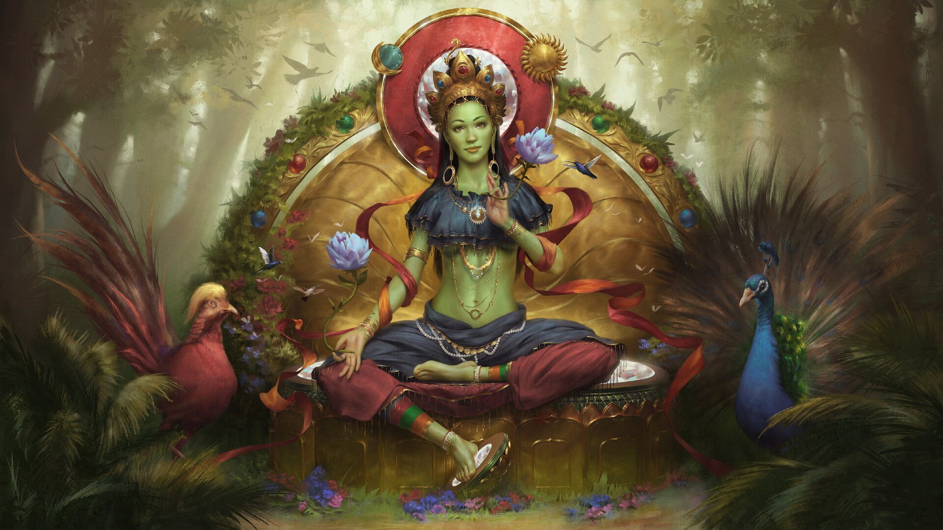 Green Tara Wallpapers - Top Free Green Tara Backgrounds - WallpaperAccess