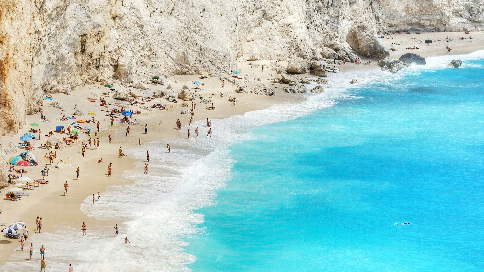 Greek Beach Wallpapers - Top Free Greek Beach Backgrounds - WallpaperAccess