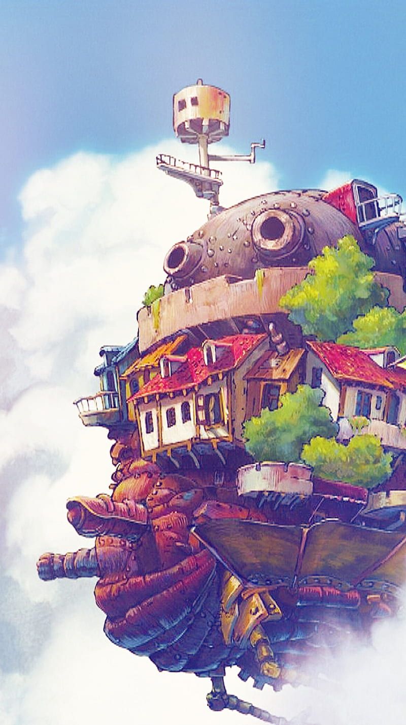 Howl's Moving Castle iPhone Wallpapers - Top Free Howl's Moving Castle ...