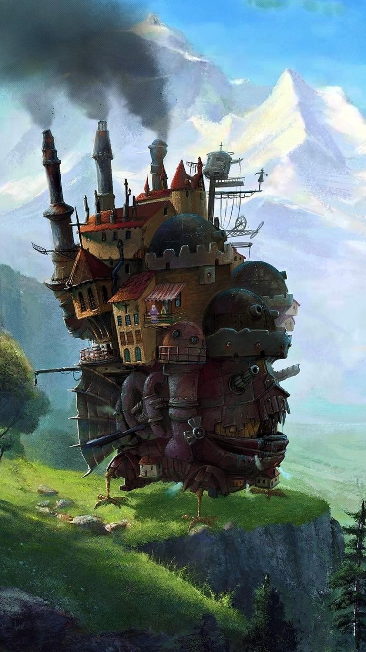Howl's Moving Castle iPhone Wallpapers - Top Free Howl's Moving Castle ...