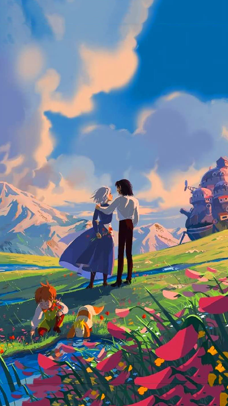 Howl's Moving Castle iPhone Wallpapers - Top Free Howl's Moving Castle ...