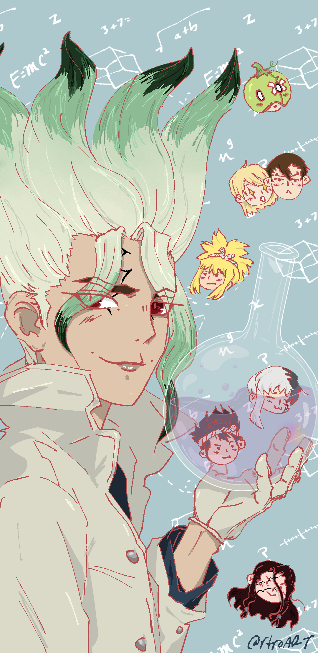 Dr. Stone Phone Wallpapers - Top Free Dr. Stone Phone Backgrounds ...