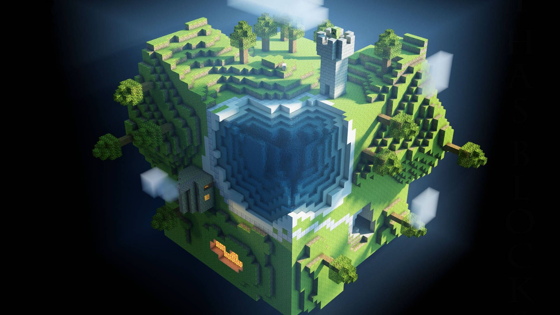 Minecraft 3D Wallpapers - Top Free Minecraft 3D Backgrounds ...