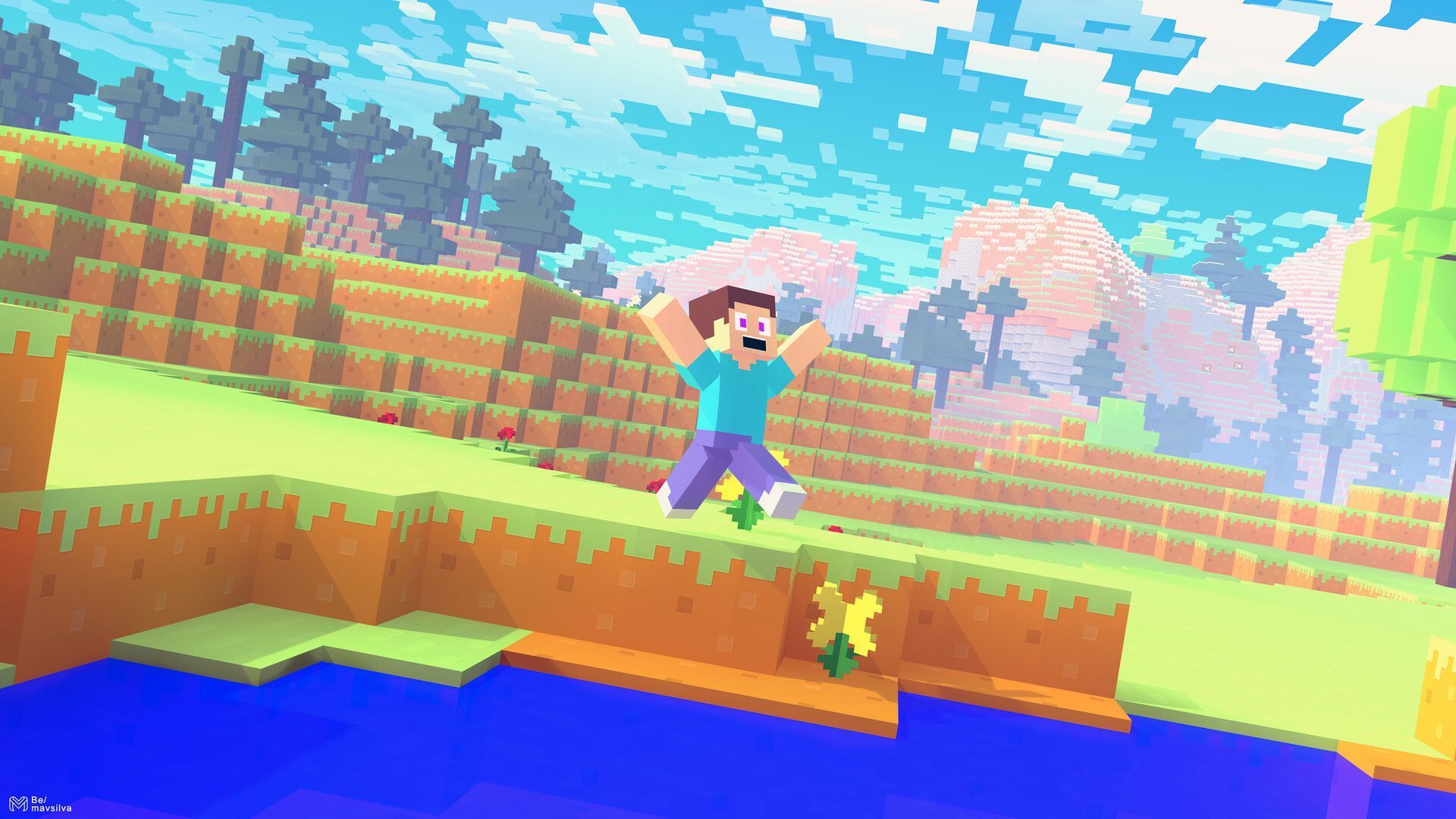 Minecraft 3D Wallpapers - Top Free Minecraft 3D Backgrounds ...