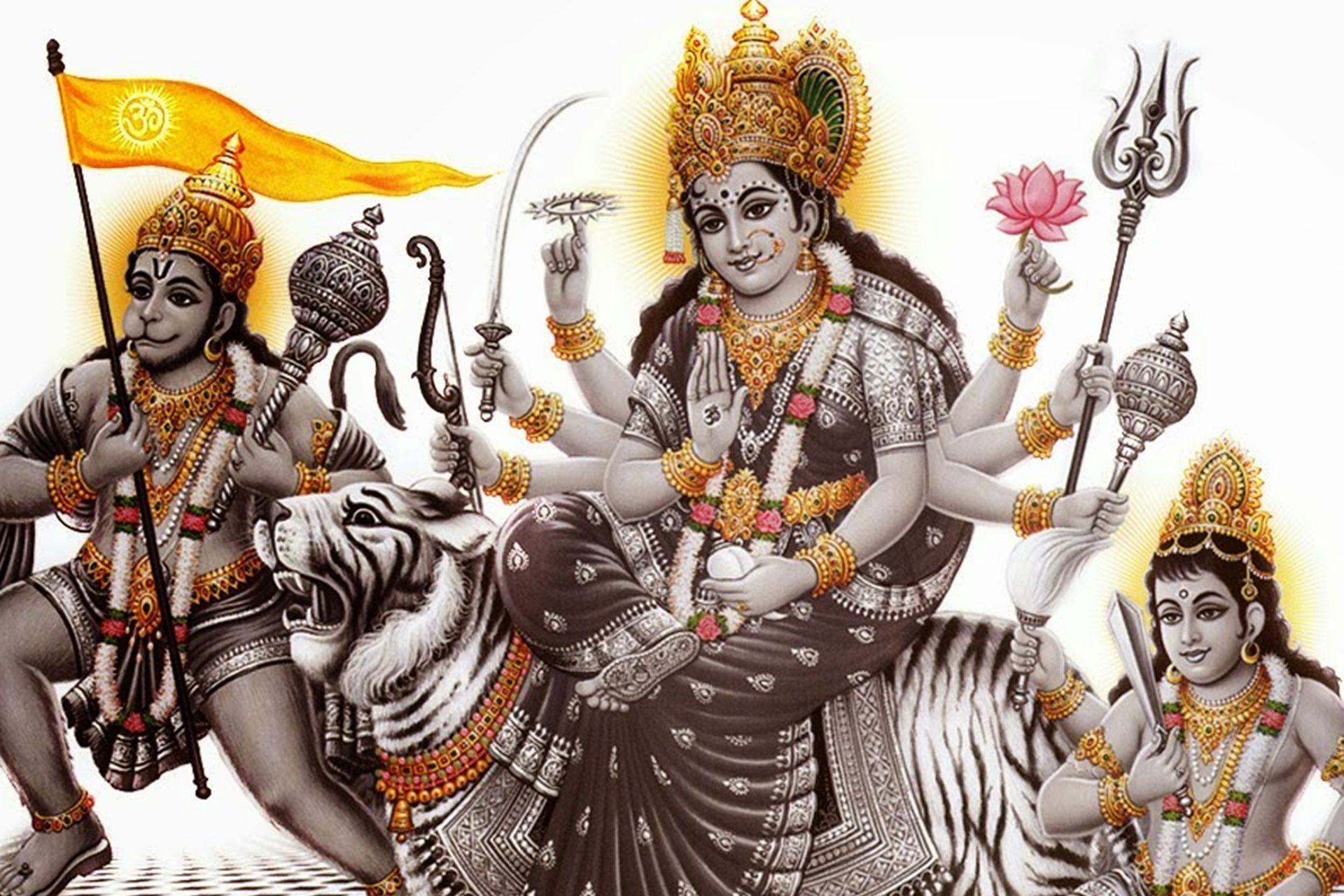 Sherawali Mata Wallpapers - Top Free Sherawali Mata Backgrounds ...