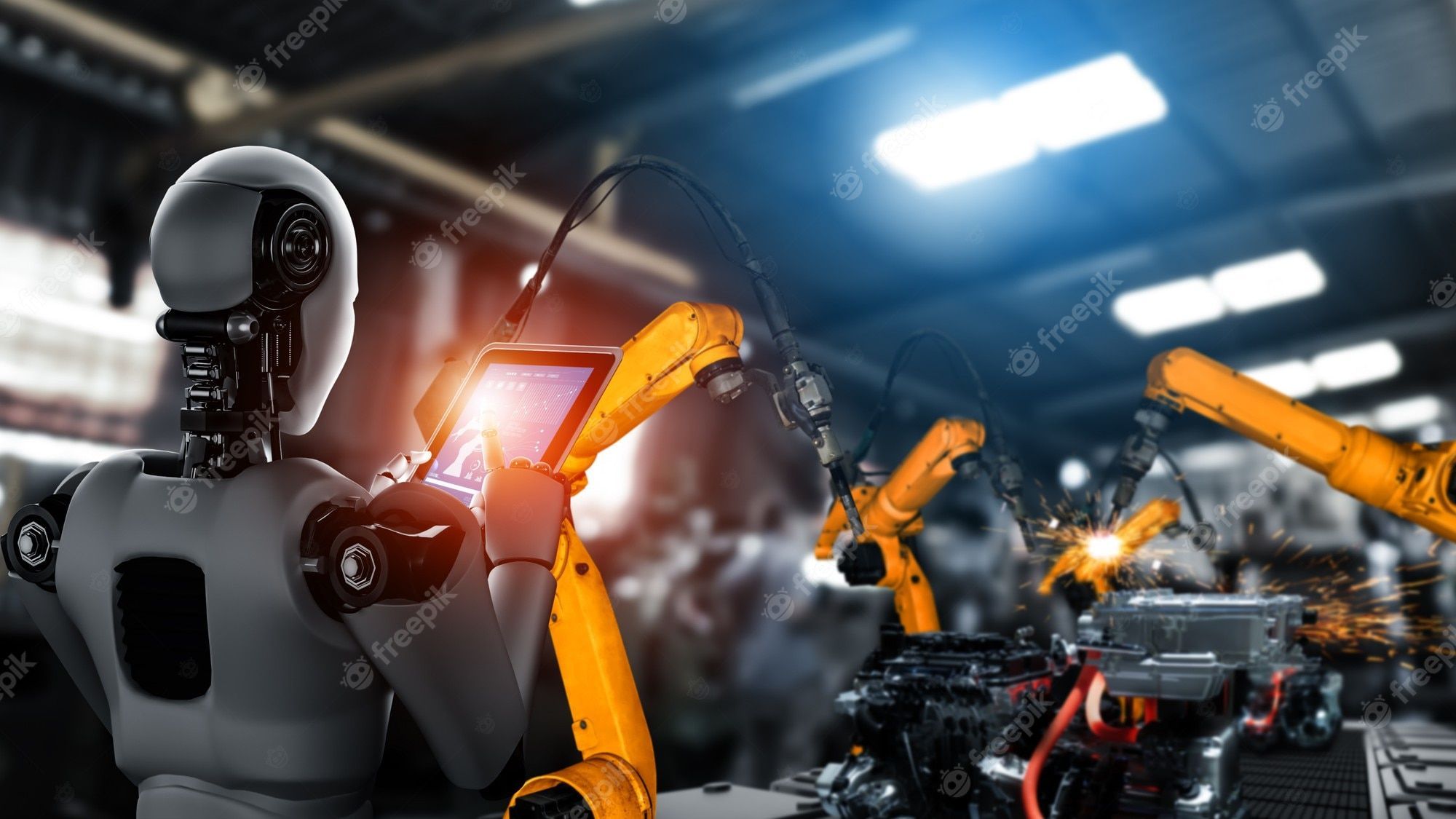 Industrial Robot Wallpapers - Top Free Industrial Robot Backgrounds ...