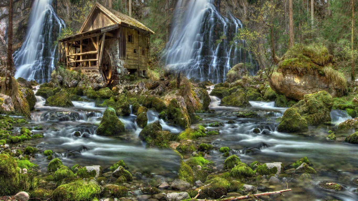 Japanese Waterfall Wallpapers - Top Free Japanese Waterfall Backgrounds ...