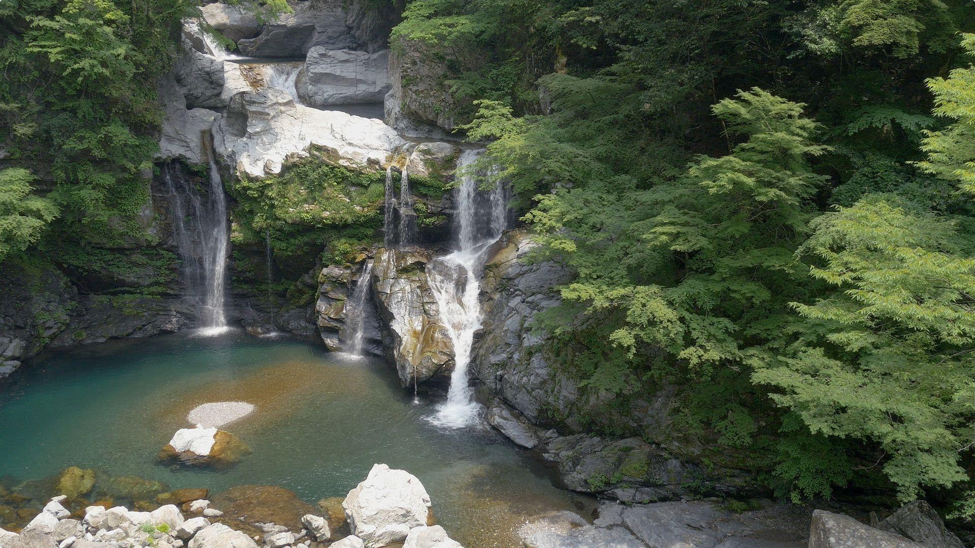 Japanese Waterfall Wallpapers - Top Free Japanese Waterfall Backgrounds ...