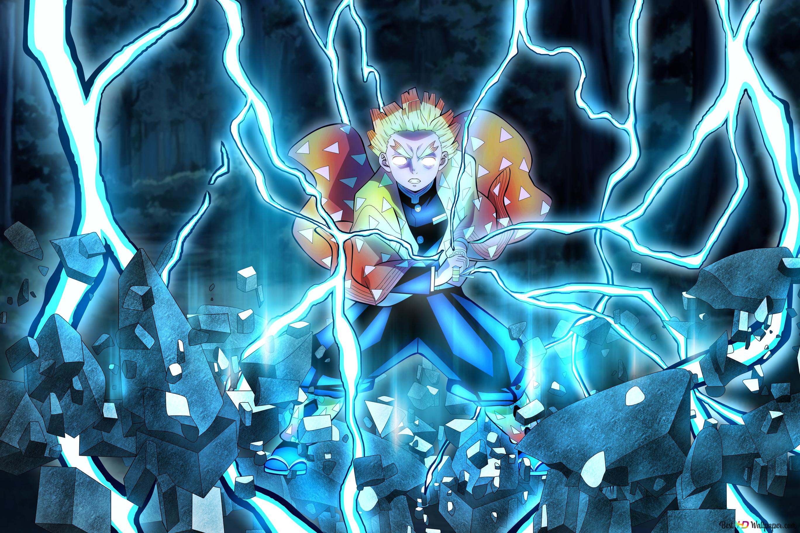 Thunder Breathing Wallpapers - Top Free Thunder Breathing Backgrounds ...