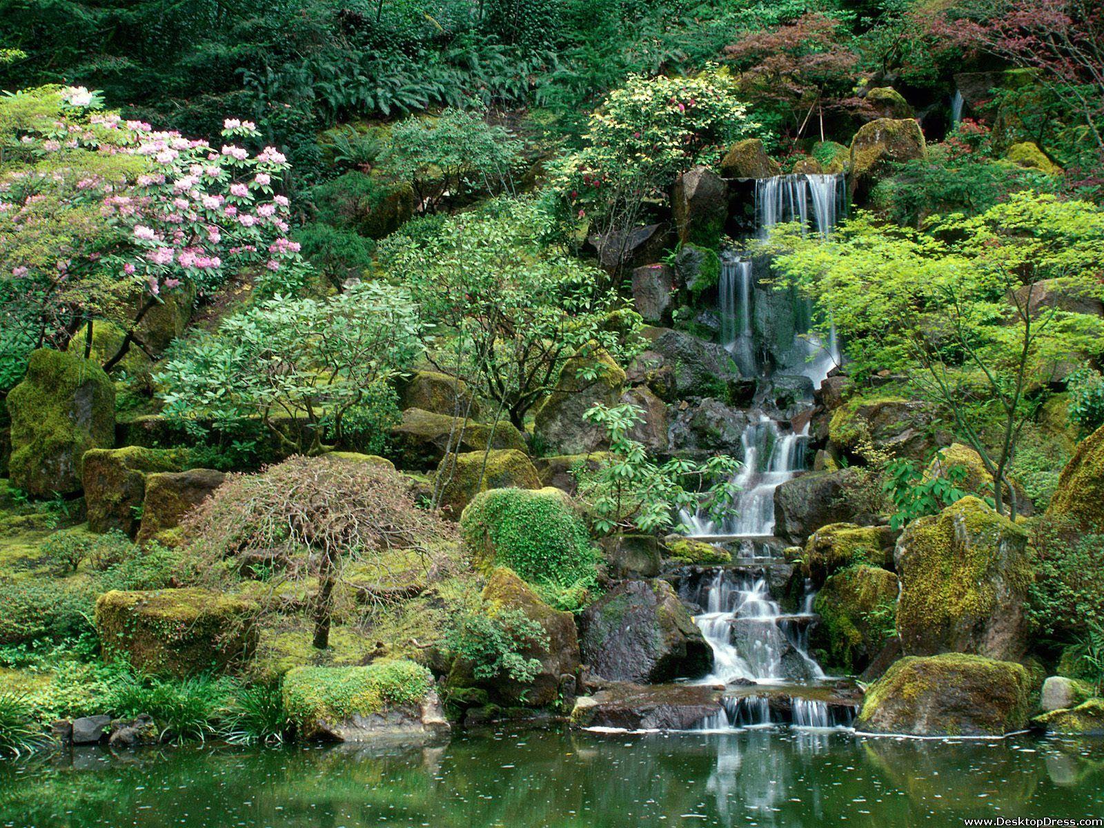 Japanese Waterfall Wallpapers - Top Free Japanese Waterfall Backgrounds ...