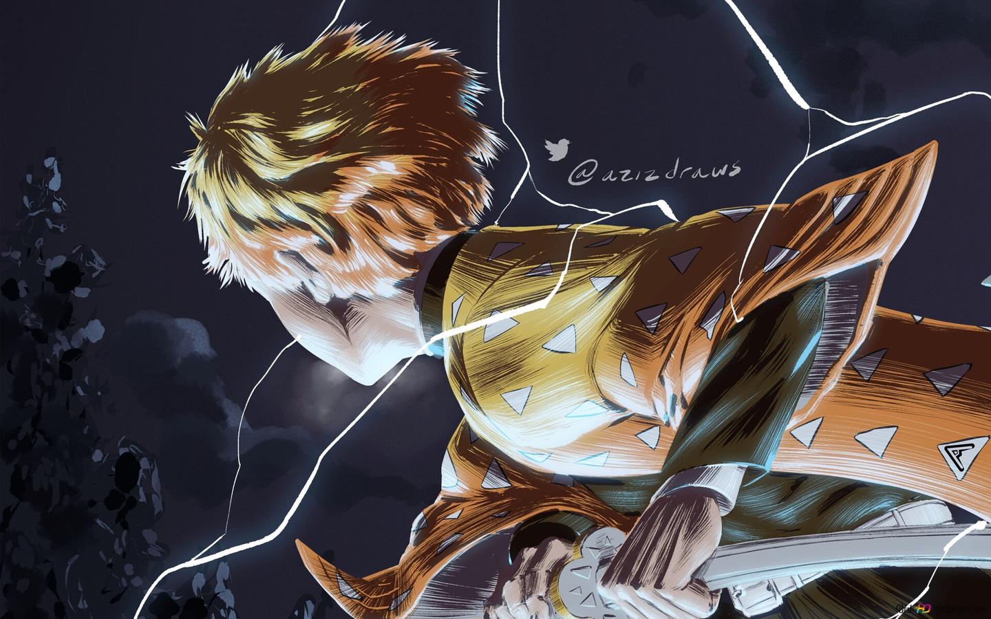 Thunder Breathing Wallpapers - Top Free Thunder Breathing Backgrounds ...