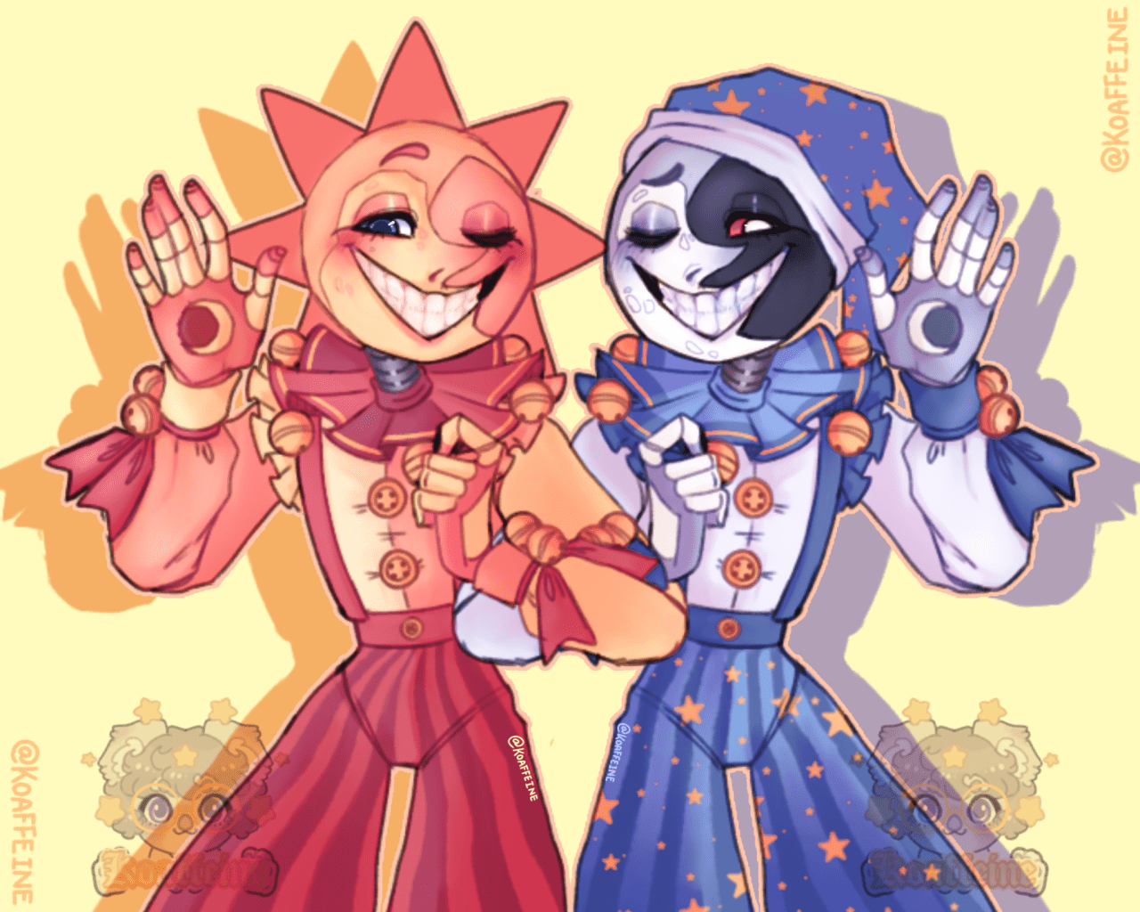 Sun and Moon FNAF Wallpapers - Top Free Sun and Moon FNAF Backgrounds ...