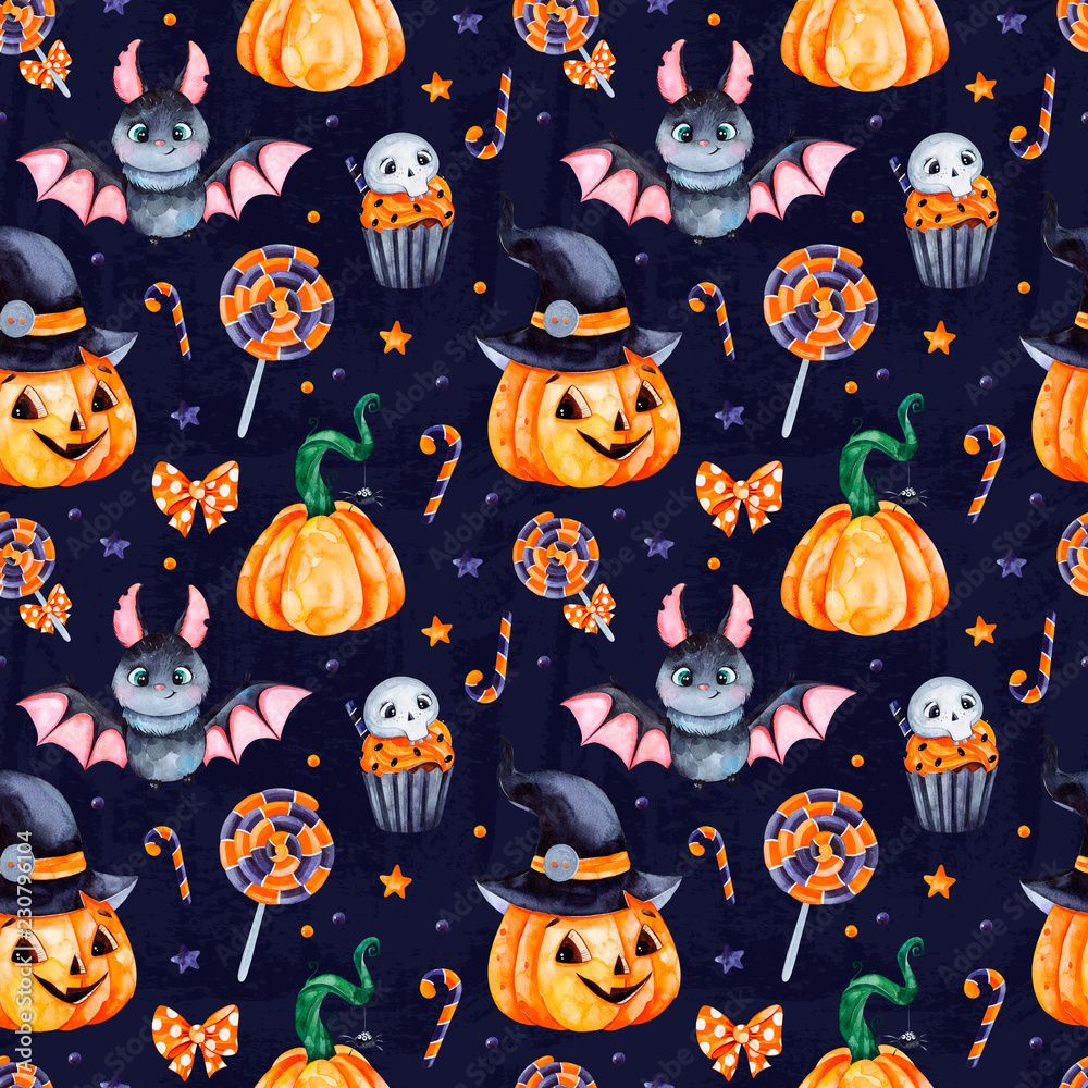 Watercolor Halloween Wallpapers - Top Free Watercolor Halloween ...