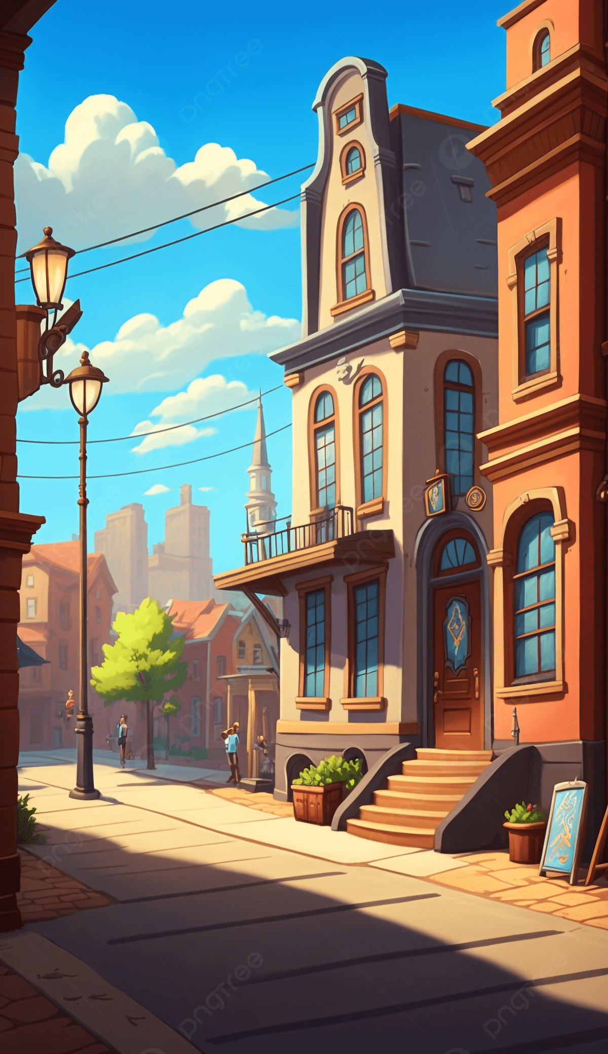 Building Cartoon Wallpapers - Top Free Building Cartoon Backgrounds ...