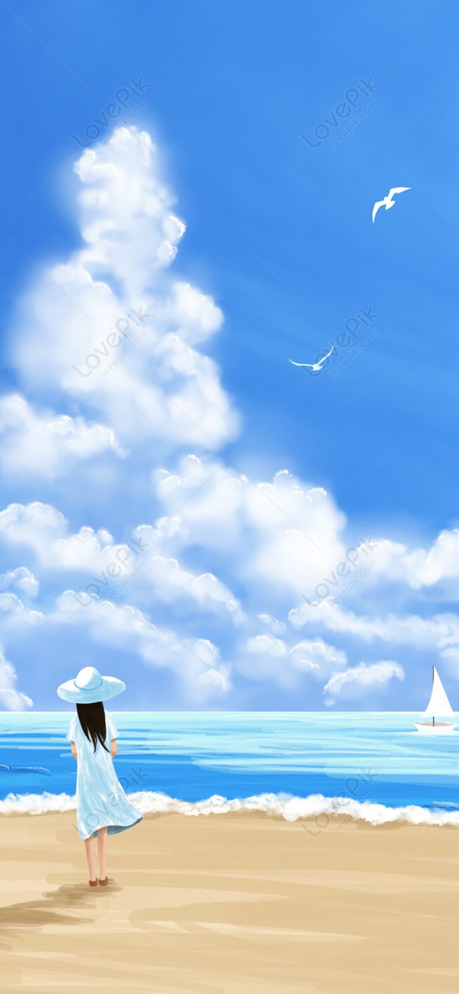 Girl On Beach Wallpapers - Top Free Girl On Beach Backgrounds ...