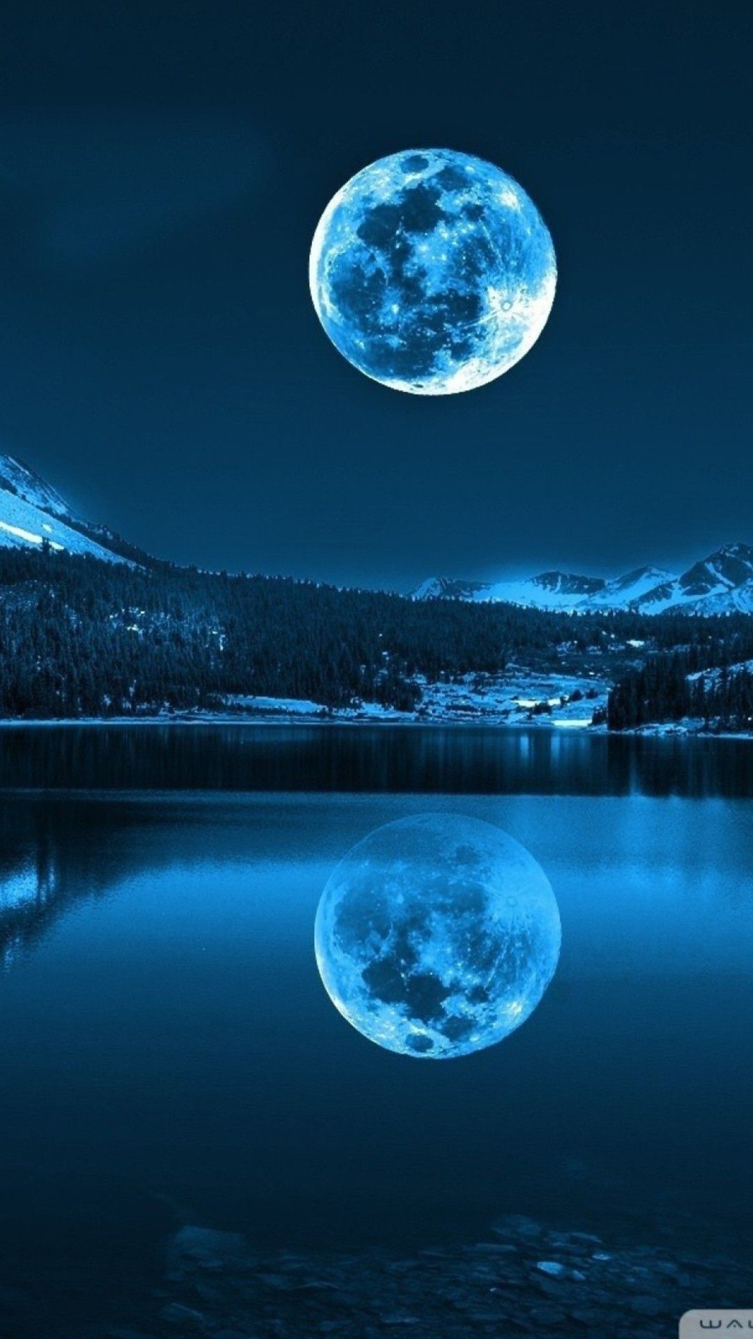 Moon Water Wallpapers - Top Free Moon Water Backgrounds - WallpaperAccess