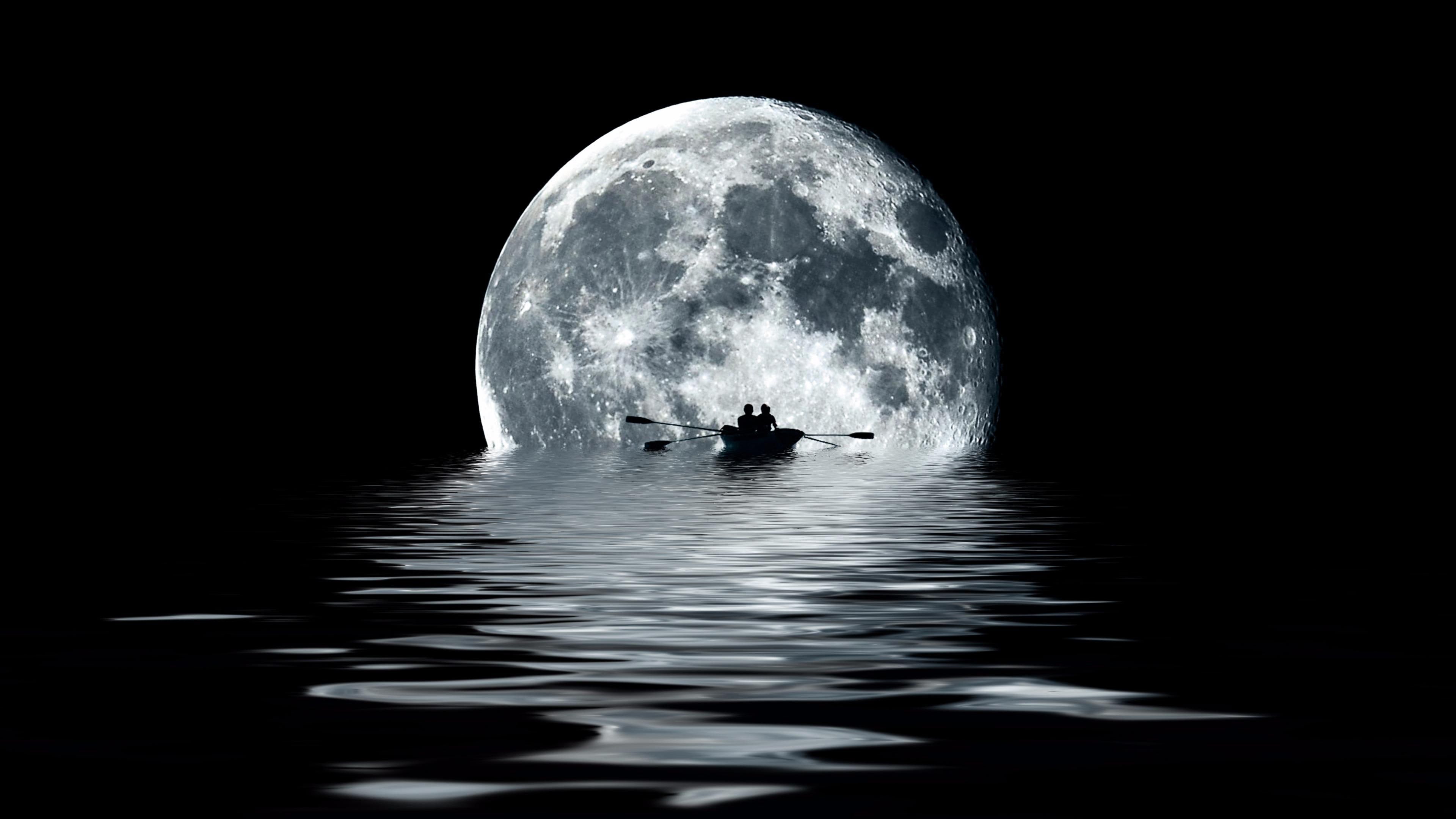 Moon Water Wallpapers - Top Free Moon Water Backgrounds - WallpaperAccess
