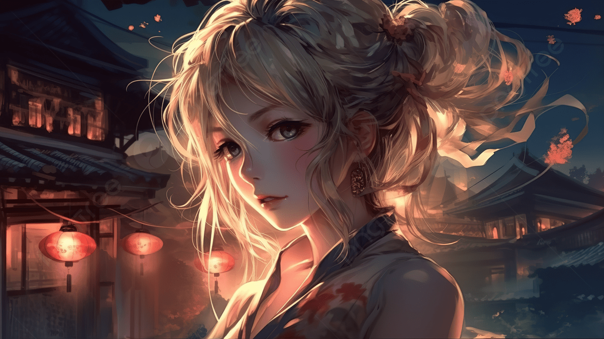 Yellow Anime Girl Wallpapers - Top Free Yellow Anime Girl Backgrounds ...