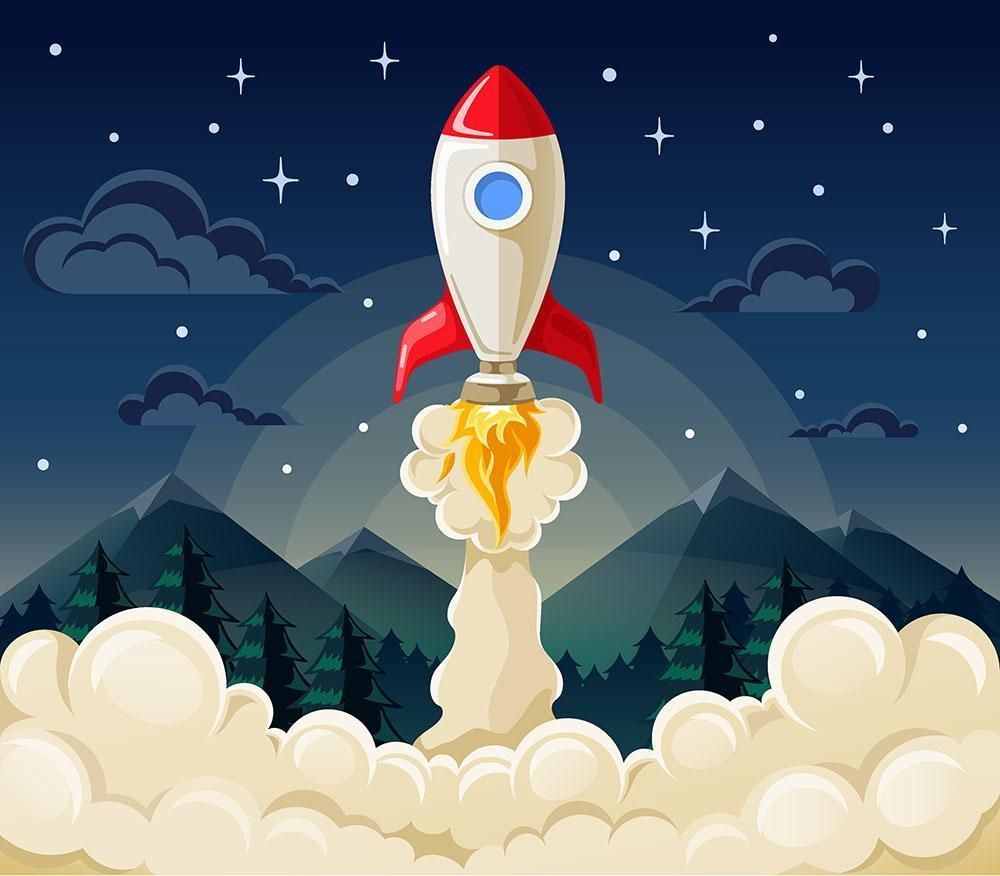 Rocket In Space Wallpapers - Top Free Rocket In Space Backgrounds ...
