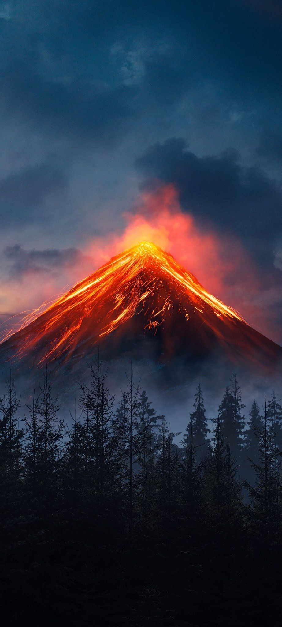 Volcano 4k Wallpapers - Top Free Volcano 4k Backgrounds - WallpaperAccess