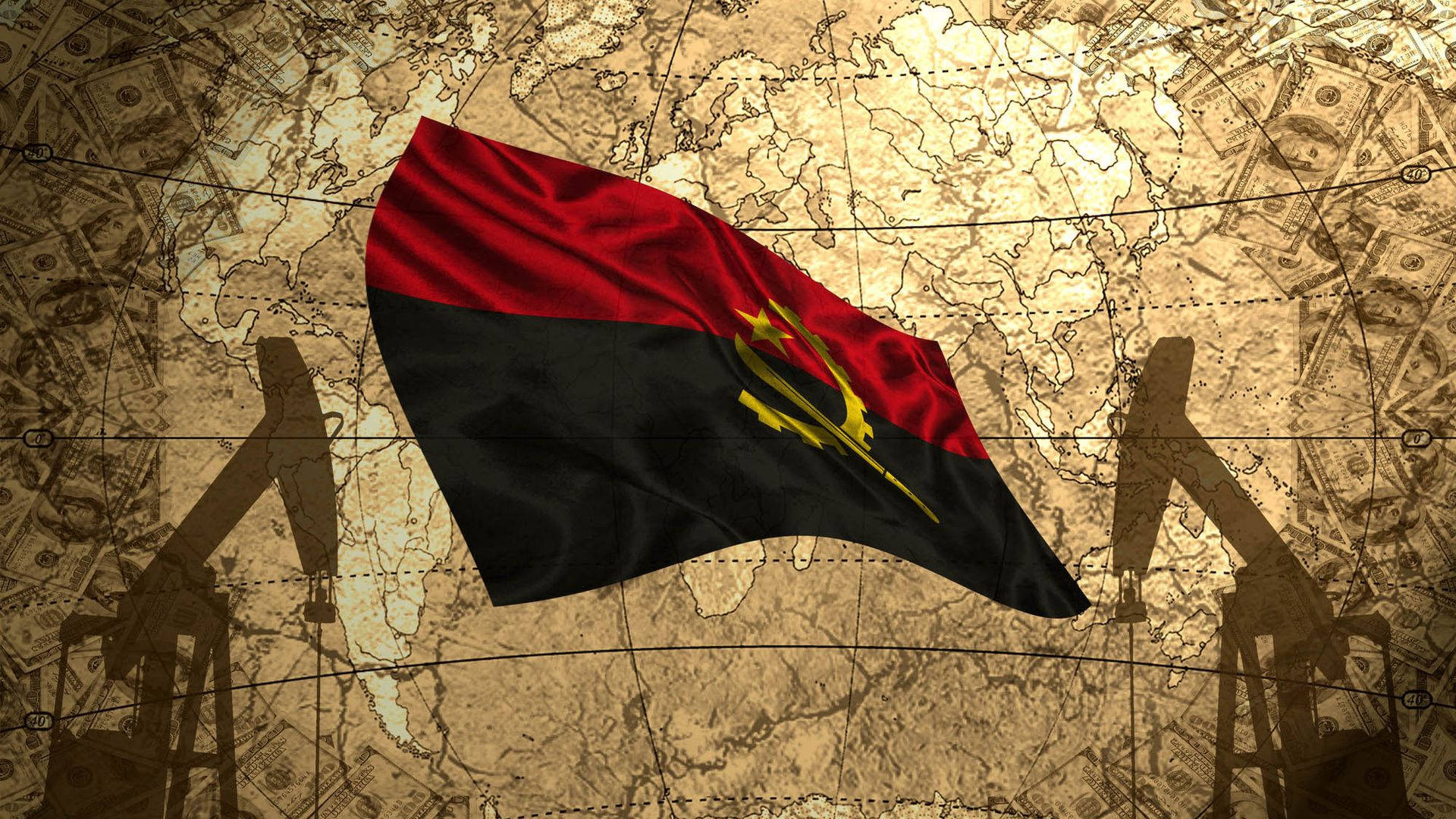 Angola Flag Wallpapers - Top Free Angola Flag Backgrounds - WallpaperAccess