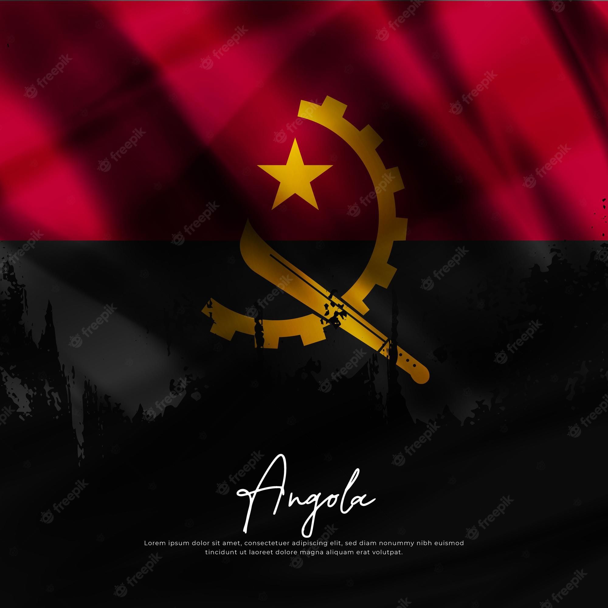 Angola Flag Wallpapers - Top Free Angola Flag Backgrounds - WallpaperAccess