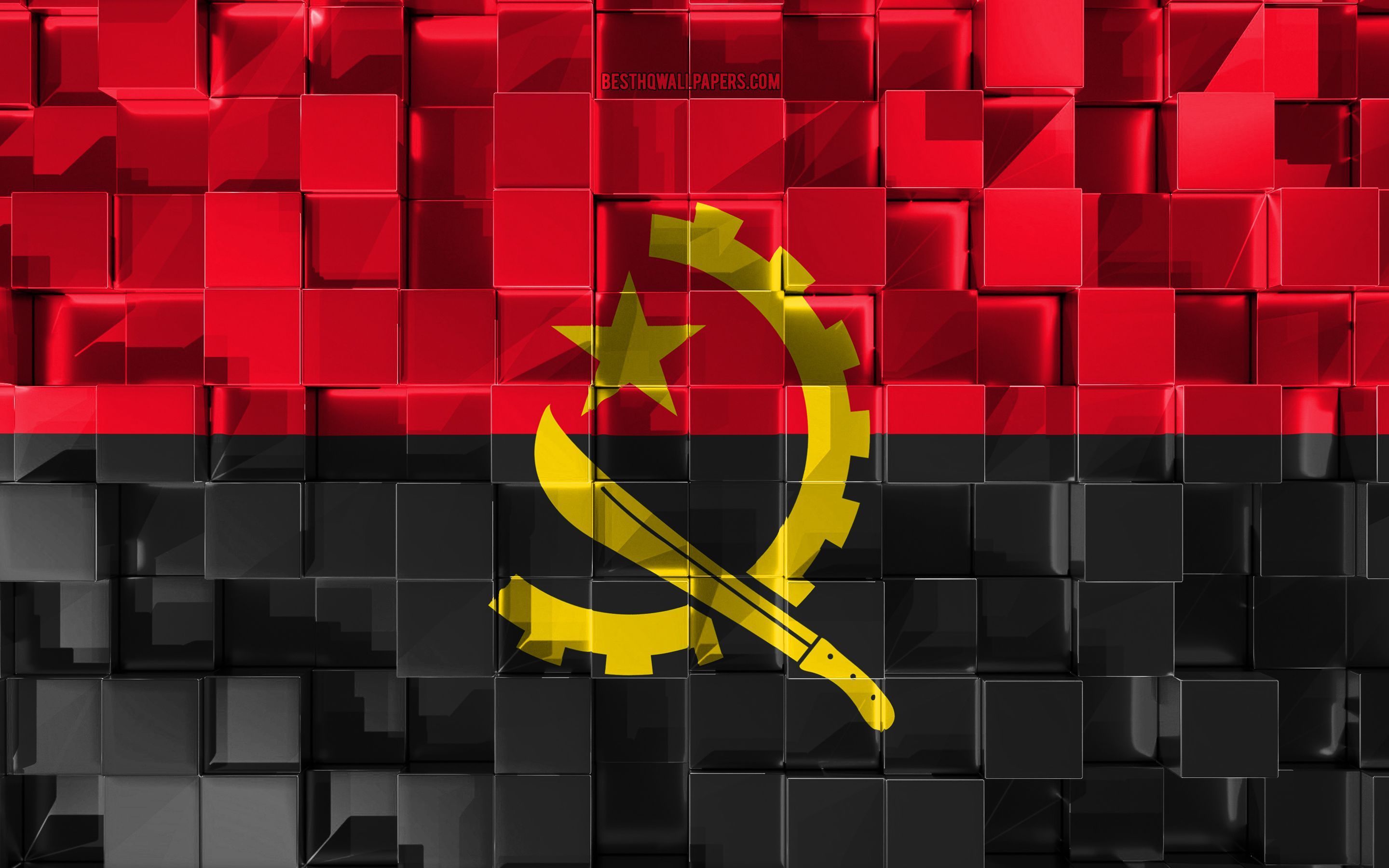 Angola Flag Wallpapers - Top Free Angola Flag Backgrounds - WallpaperAccess