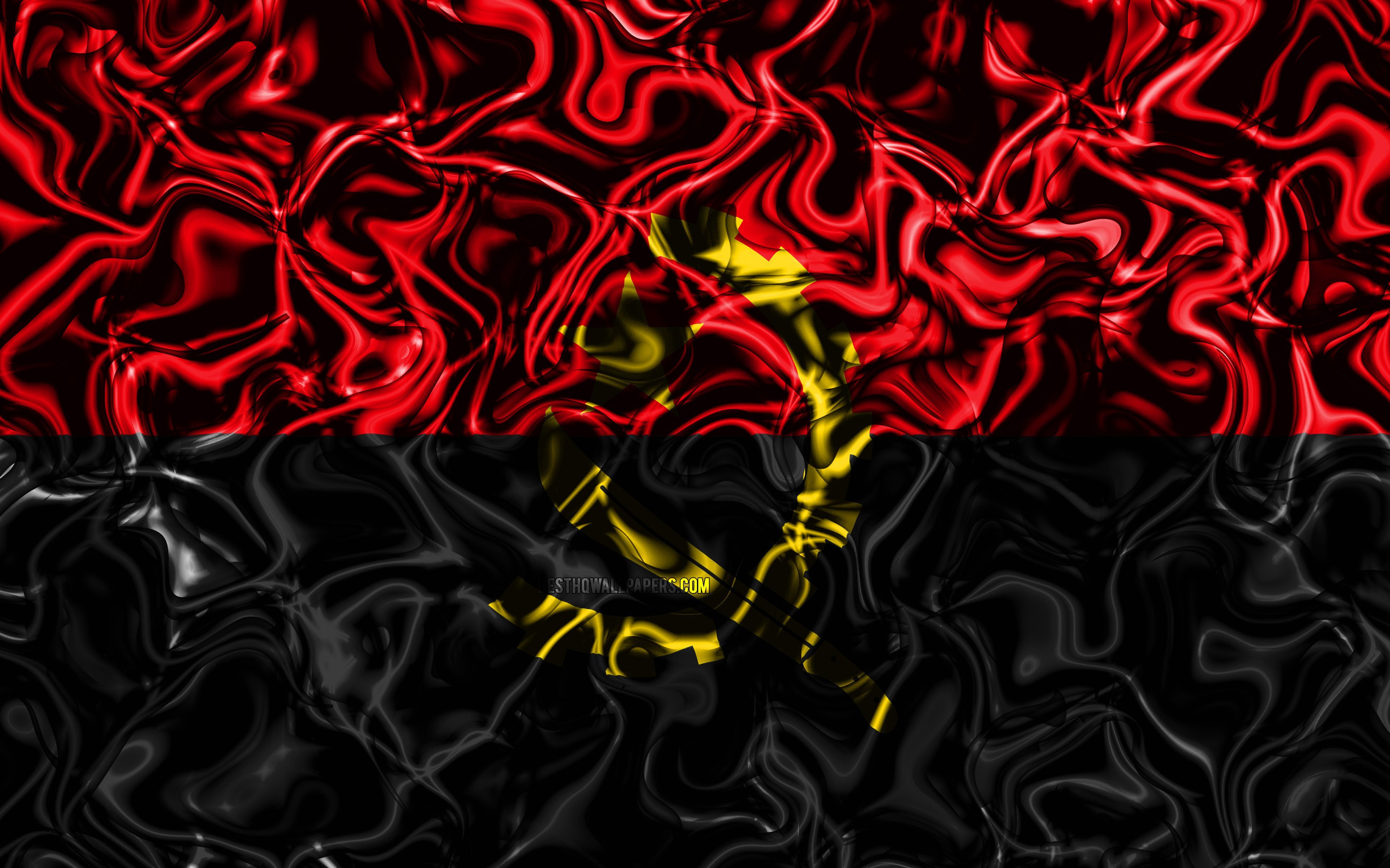 Angola Flag Wallpapers - Top Free Angola Flag Backgrounds - WallpaperAccess