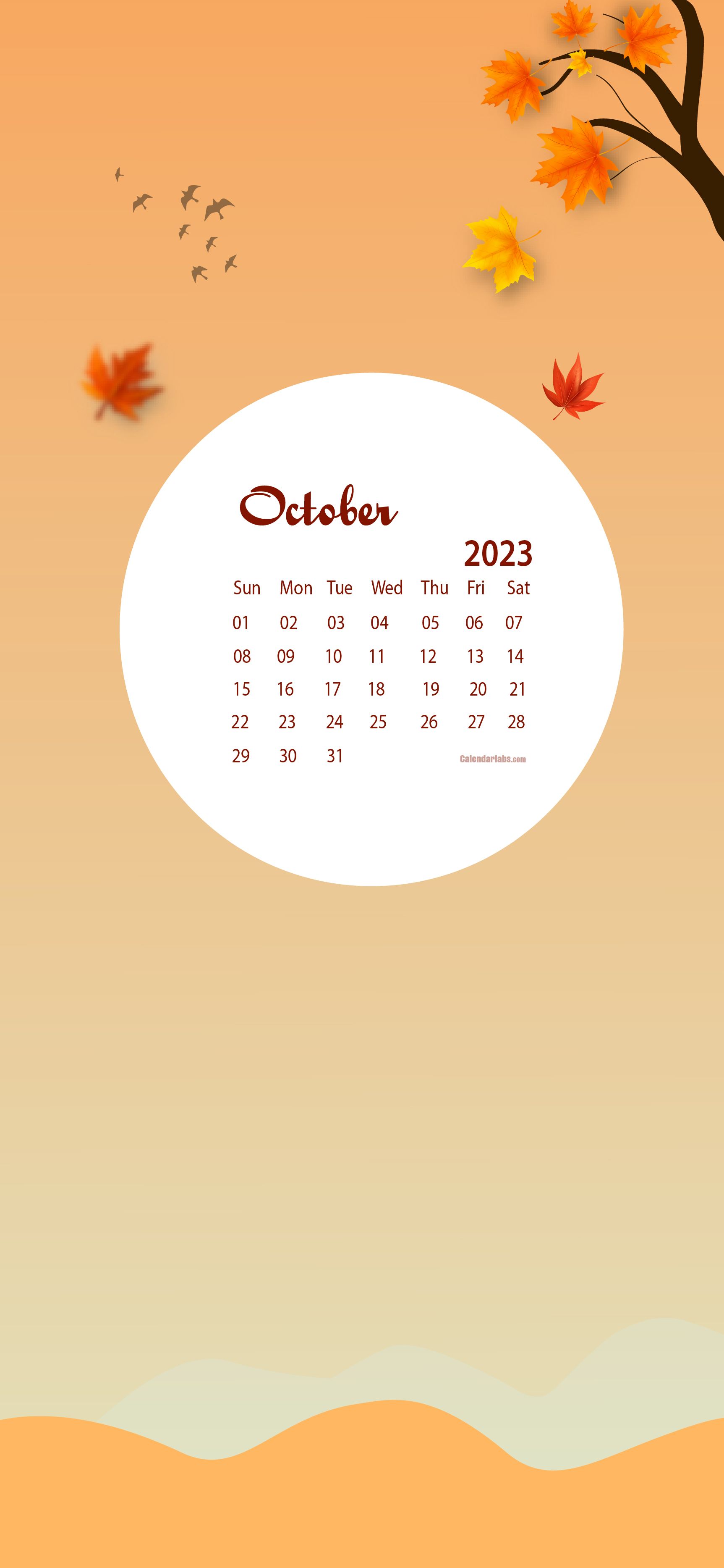 October 2023 Calendar Wallpapers - Top Free October 2023 Calendar ...