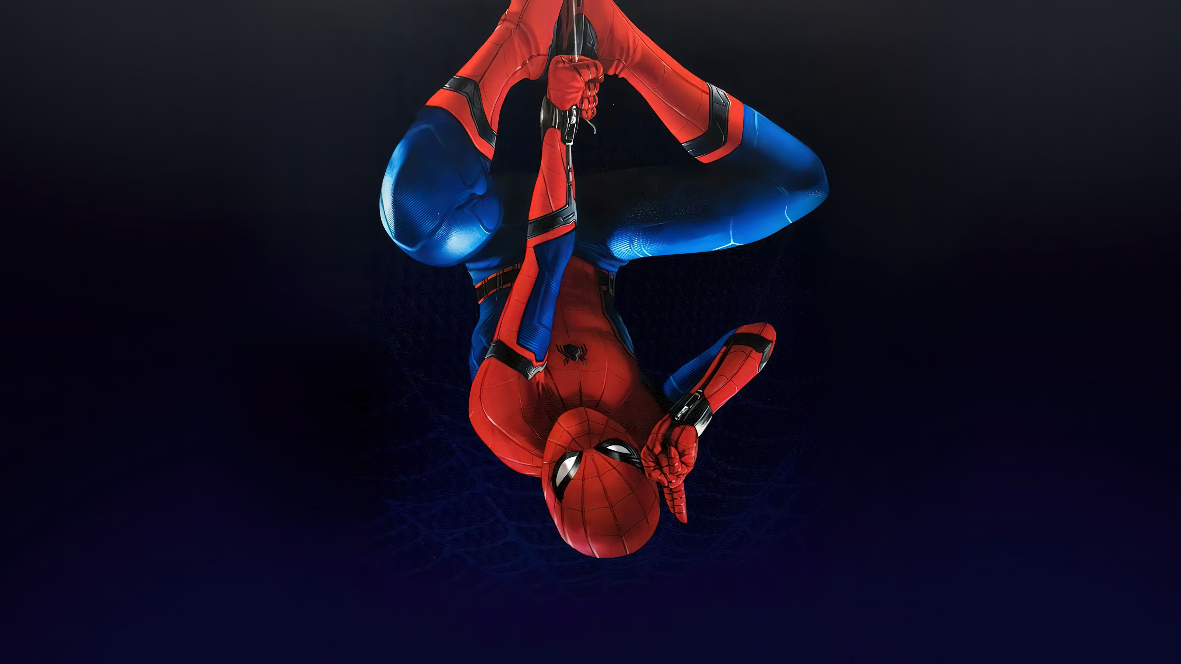Spider Man Hanging Wallpapers Top Free Spider Man Hanging Backgrounds