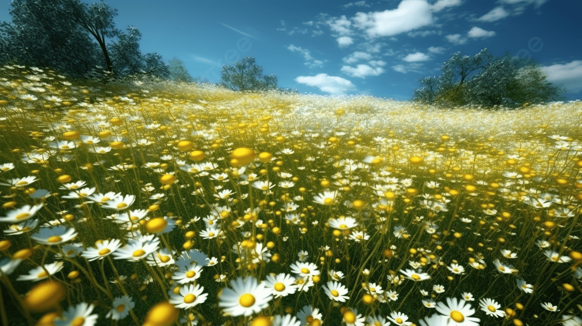 Daisy Field Wallpapers - Top Free Daisy Field Backgrounds - WallpaperAccess