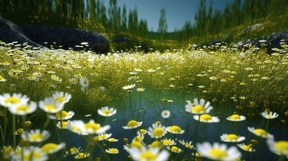 Daisy Field Wallpapers - Top Free Daisy Field Backgrounds - WallpaperAccess