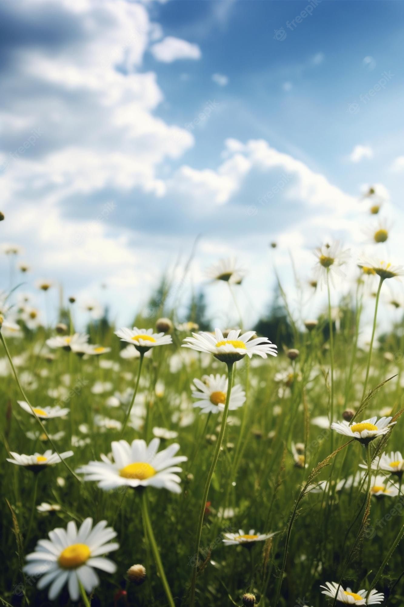 Daisy Field Wallpapers - Top Free Daisy Field Backgrounds - WallpaperAccess