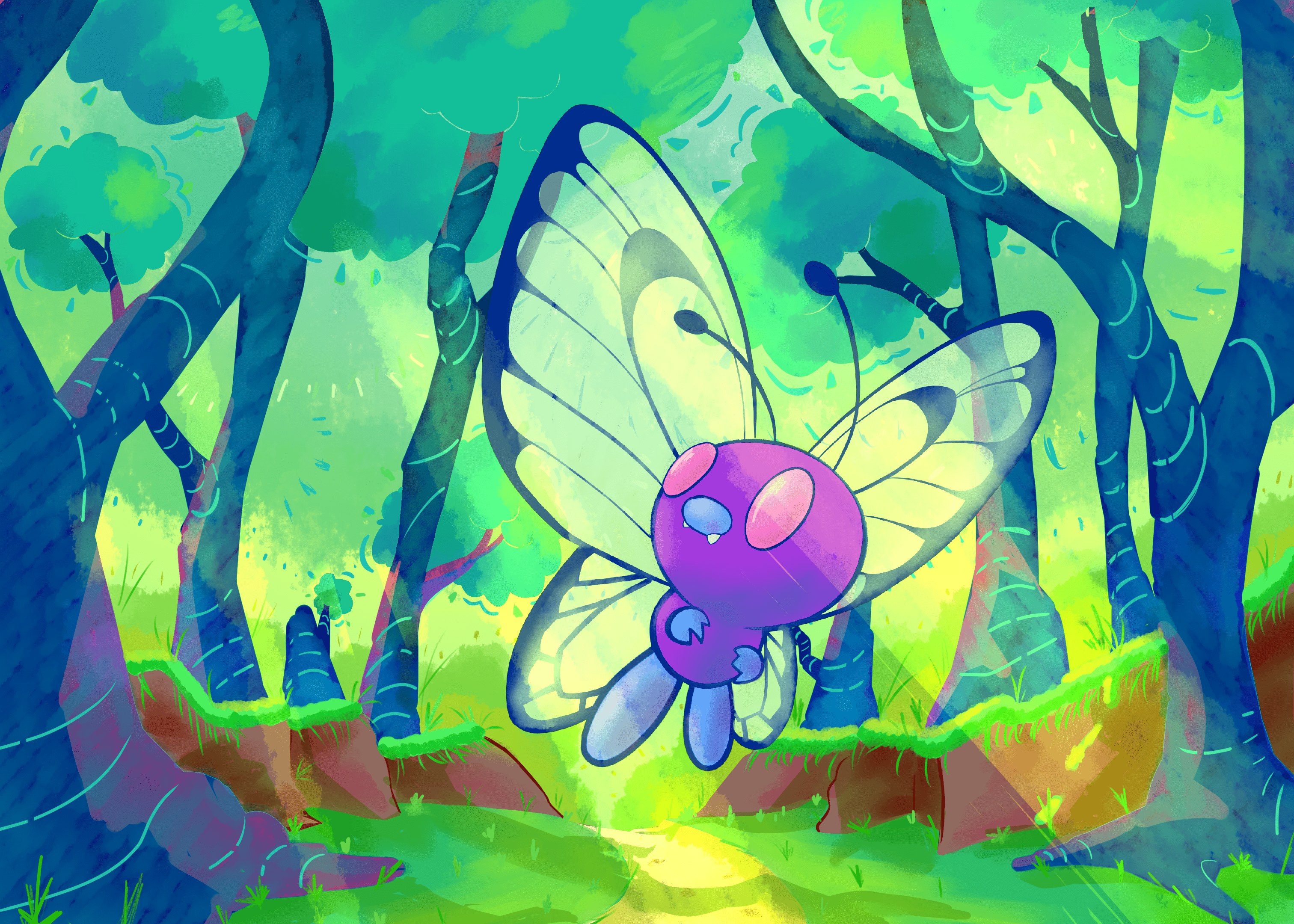 Butterfree Wallpapers - Top Free Butterfree Backgrounds - WallpaperAccess