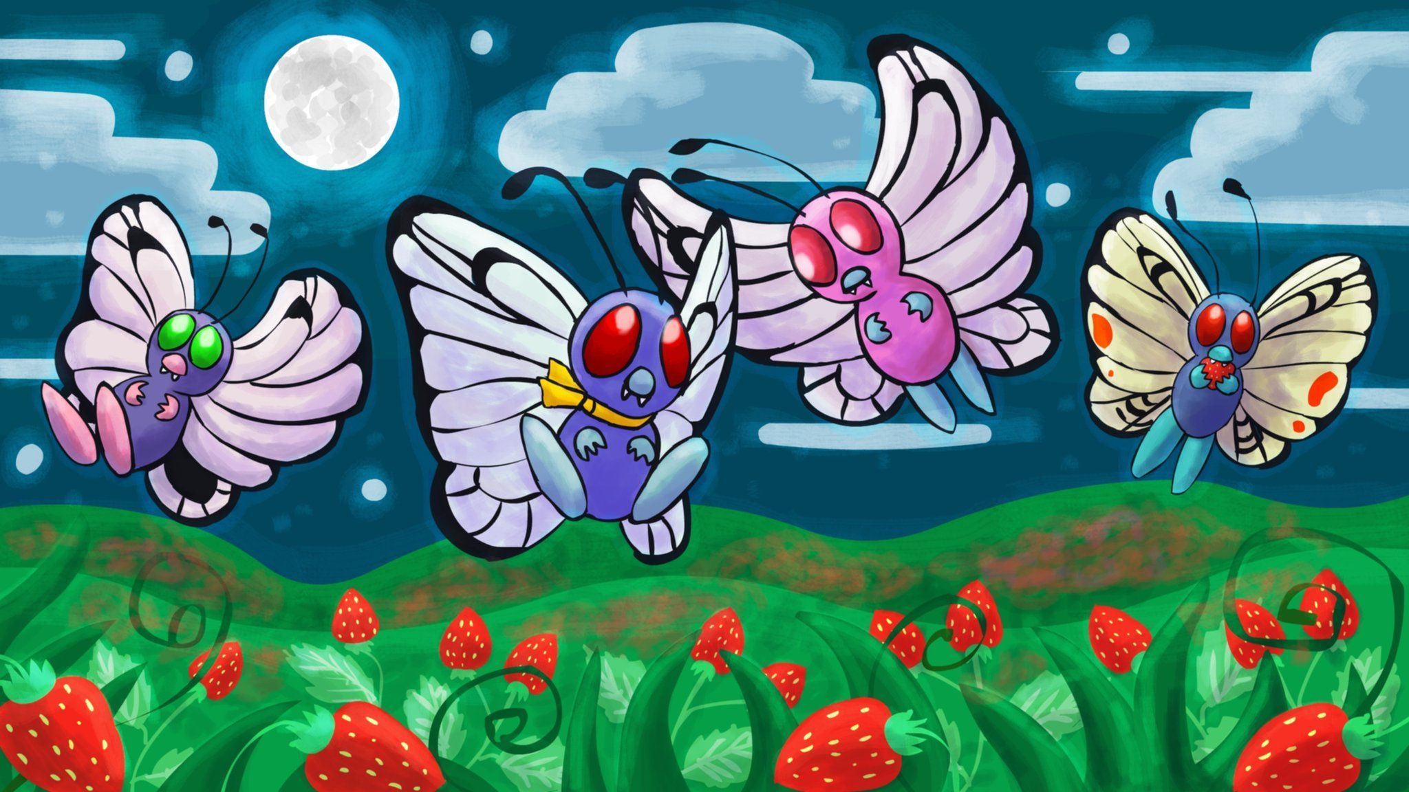 Butterfree Wallpapers - Top Free Butterfree Backgrounds - WallpaperAccess