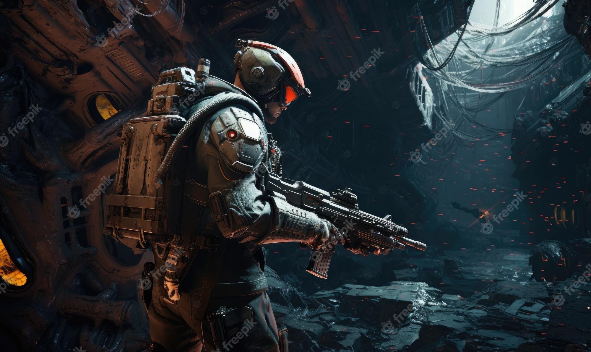 Sci-fi Soldier Wallpapers - Top Free Sci-fi Soldier Backgrounds ...