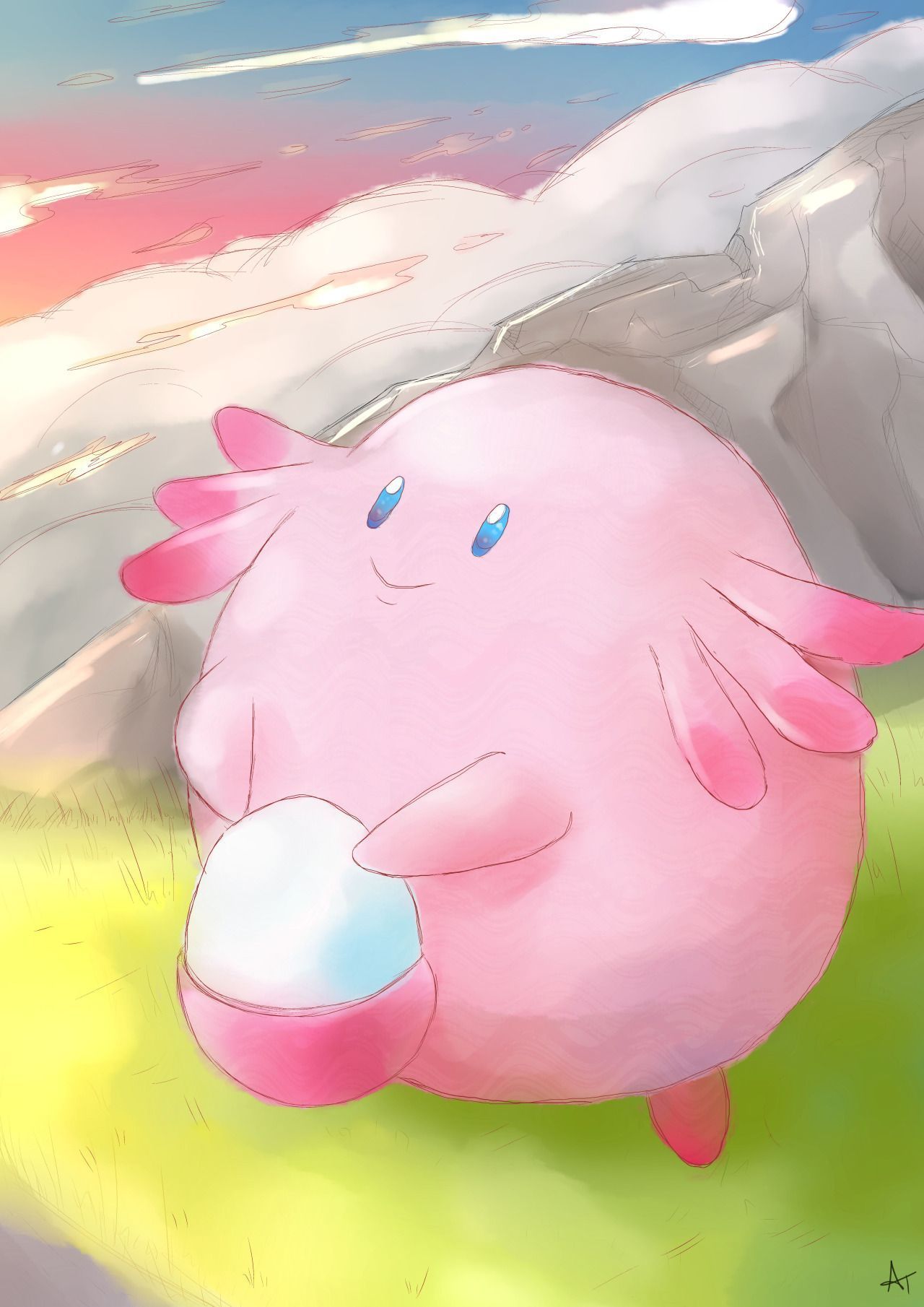 Chansey Wallpapers - Top Free Chansey Backgrounds - WallpaperAccess