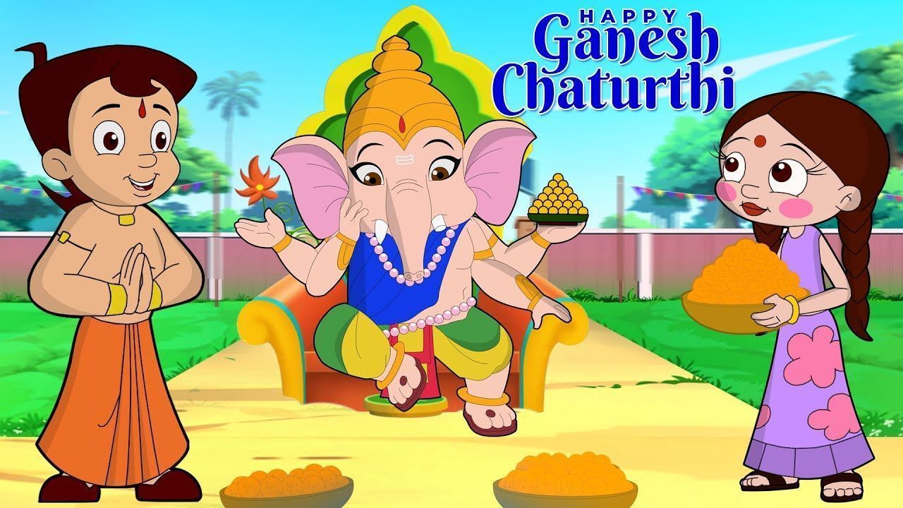 Ganesh Cartoon Wallpapers - Top Free Ganesh Cartoon Backgrounds ...